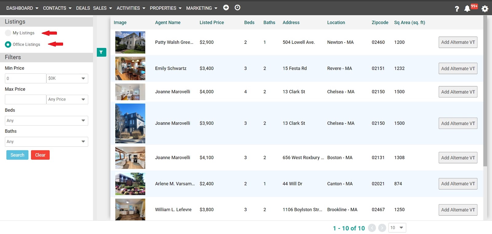 How To Show Office & Agent Listings in ZipperAgent CRM – ZipperAgent